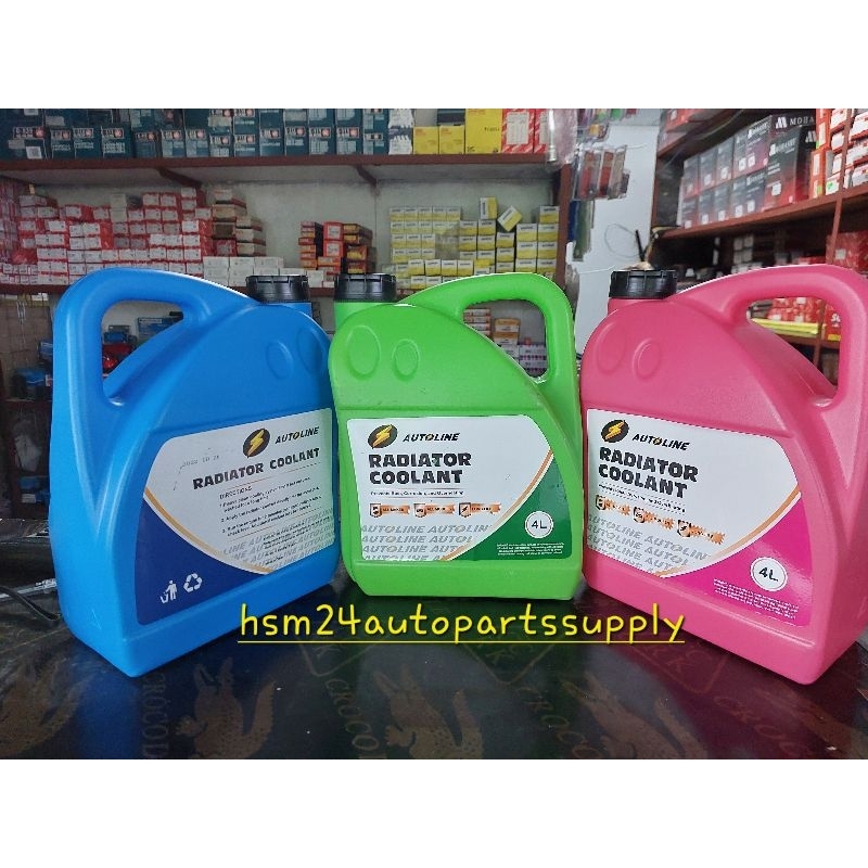 Autoline Radiator Long Life Coolant 4L Blue/Pink/Green (All Model ...