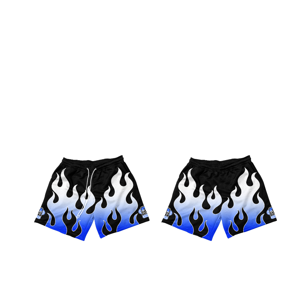 MSTR CO. - RACING COLLECTIONS "FLAMES" Mesh Short (Black) | Shopee ...