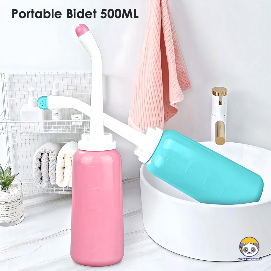 500ML Portable Bidet Pregnant Home Sprayer Bidet Long Nozzle Baby Large ...