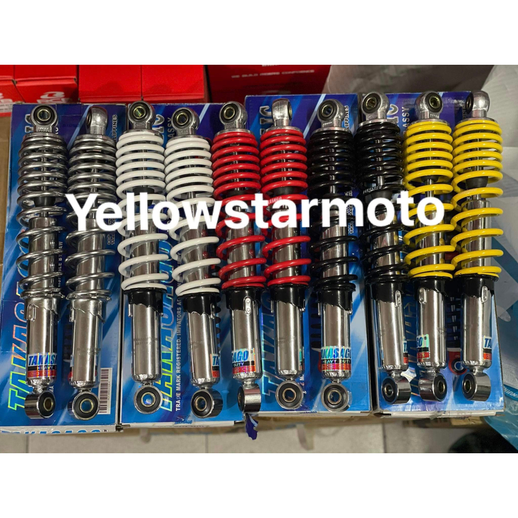Takasago Dual Shock Suspension For Wave125/Xrm110 (340mm/310mm ...