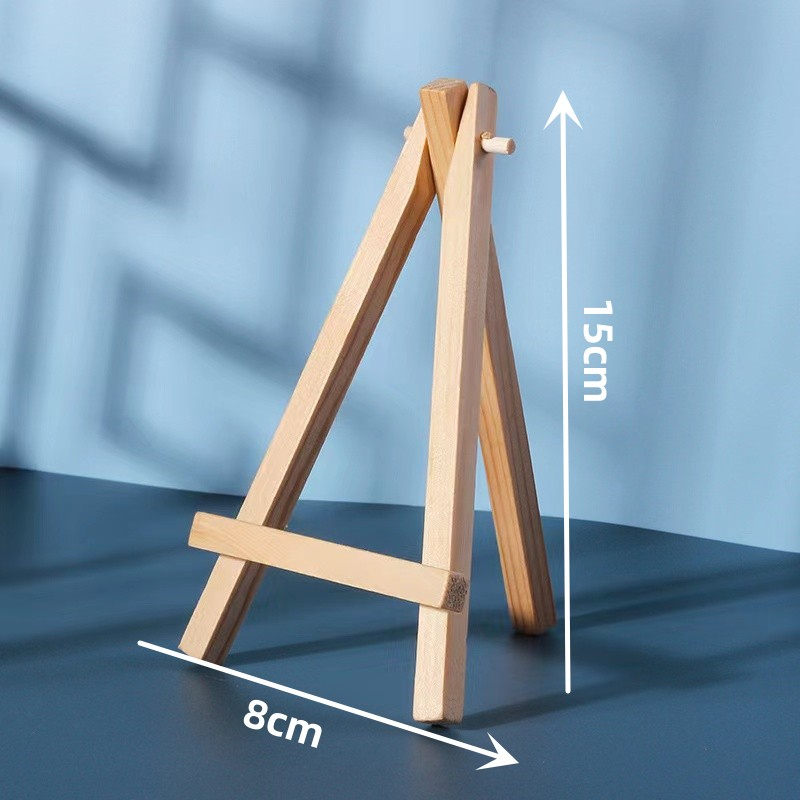 Natural Wood Mini Easel Frame Multifunctional Wooden Display Mini ...