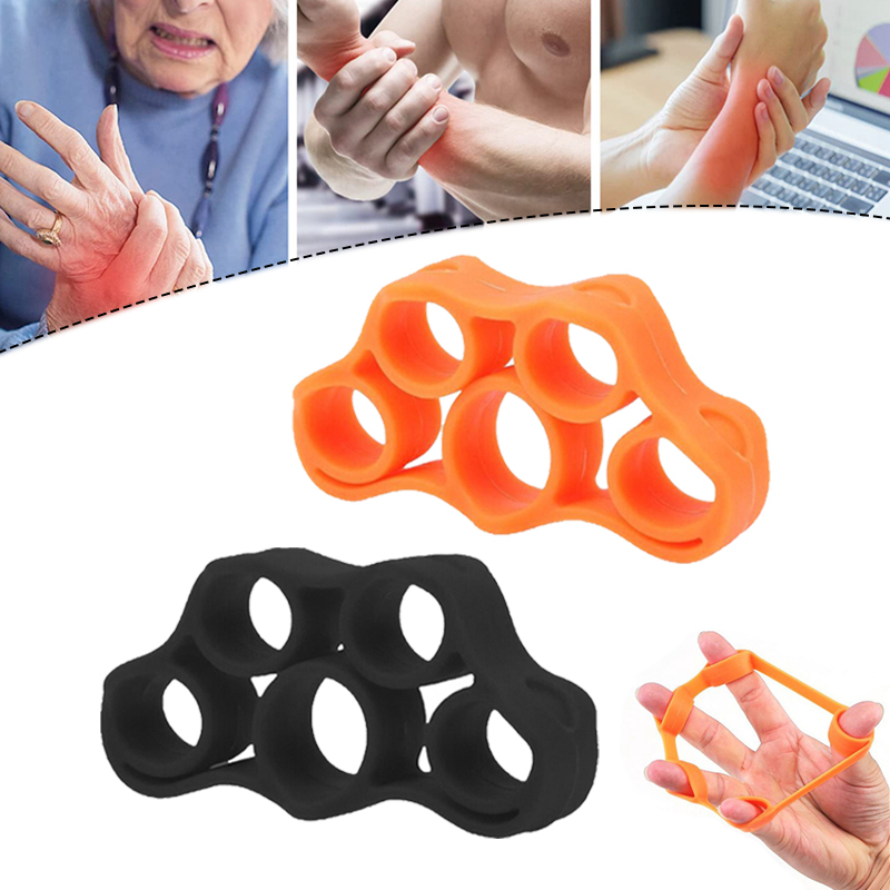 2PCS Finger Exerciser Hand Grip stretcher extension Trainer for ...