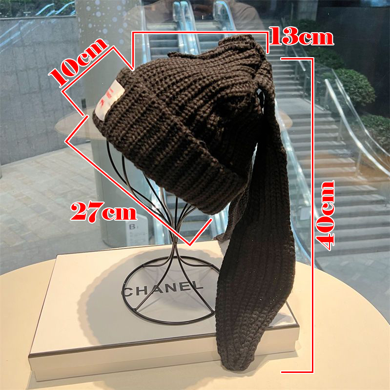 From PH Unisex Rabbit Long Ear Hat Knitted Hat Crochet Outdoor Beanie ...
