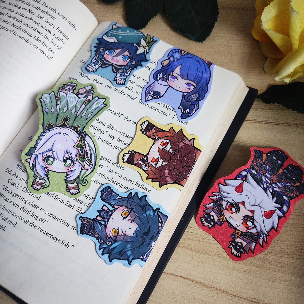 Genshin Impact Chibi Magnetic Bookmarks (+Guoba!) | Shopee Philippines