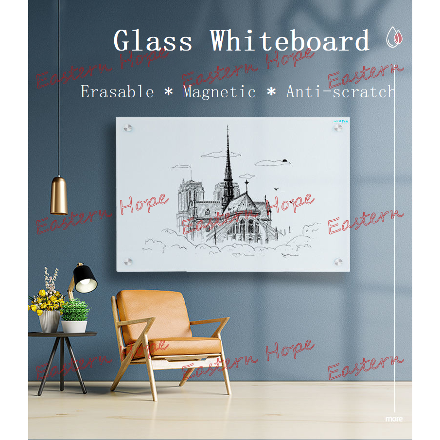 Tempered Glass Writing Board White Board Glass Writing Whiteboard ...