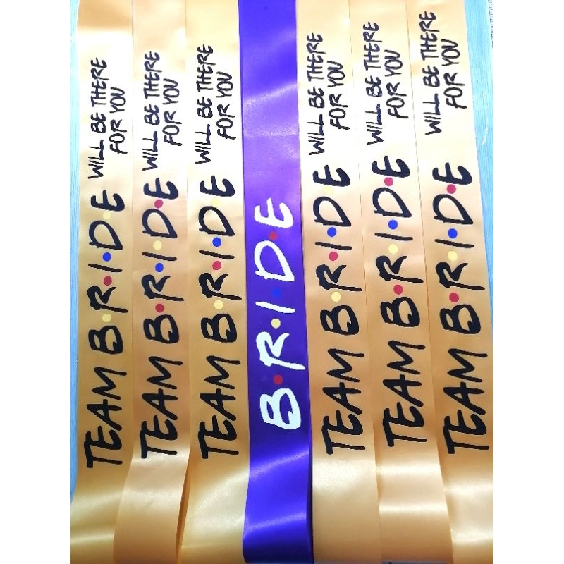 Wedding Bride Groom Customized Sashes | Shopee Philippines