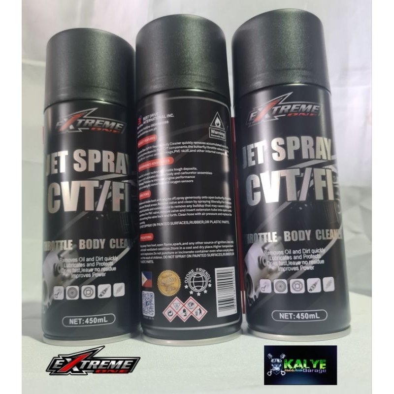 Original Extreme One CVT Cleaner/ Fi (Throttle Body Cleaner ) 450ml ...