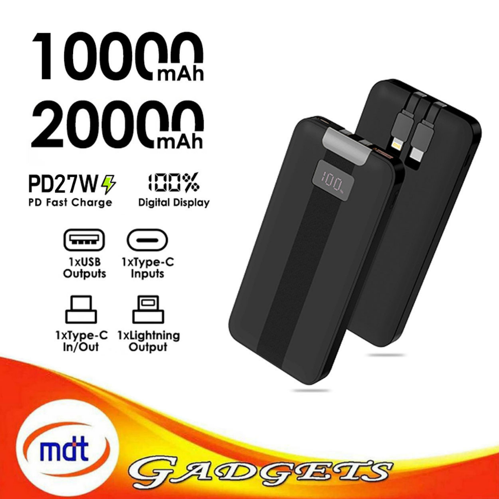 Sendem 10000/20000mAh Powerbank PD 27W+22.5W Outdoor Battery Fast ...
