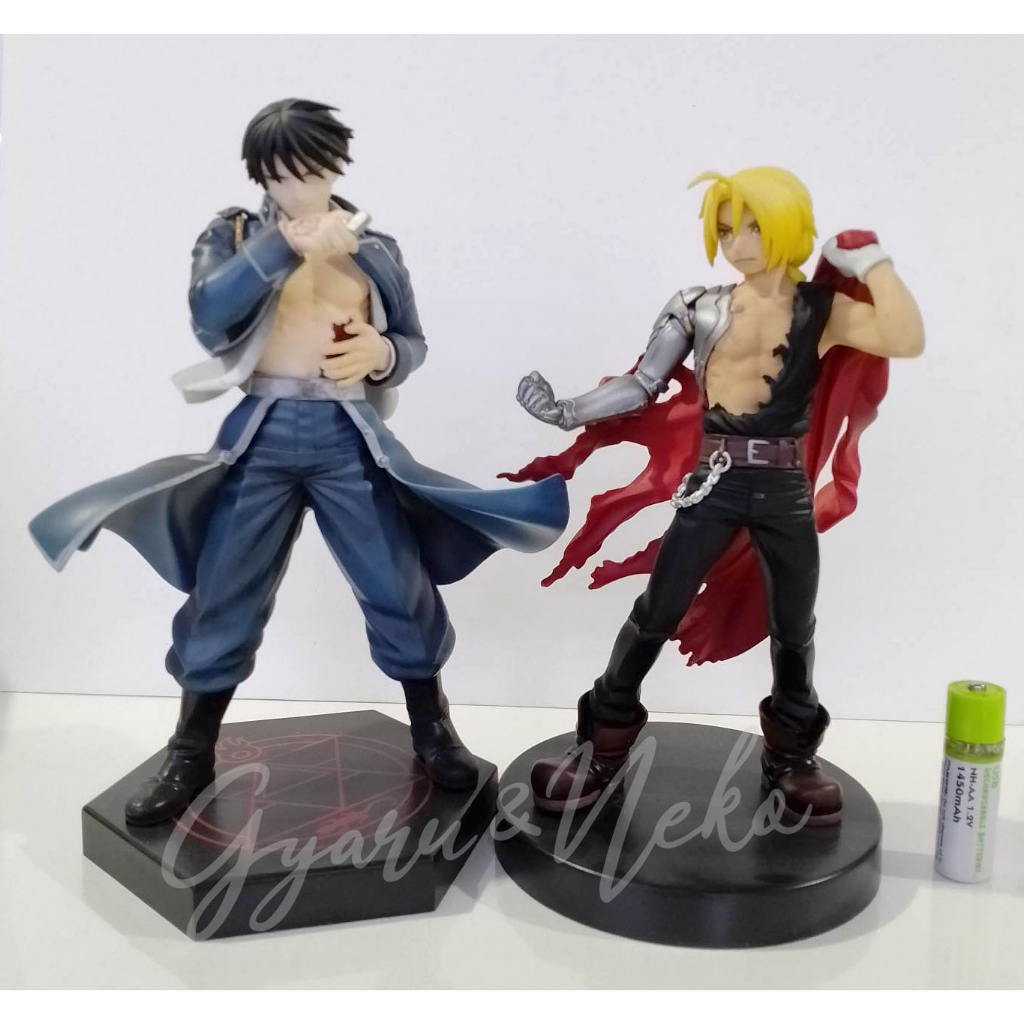 Edward Elric and Roy Mustang Figure set | Shopee Philippines