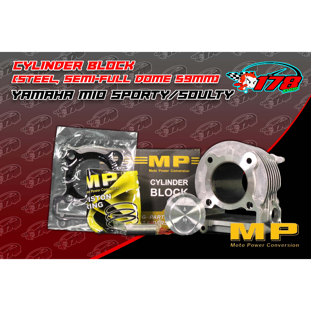 MP block mio sporty （59mm） | Shopee Philippines