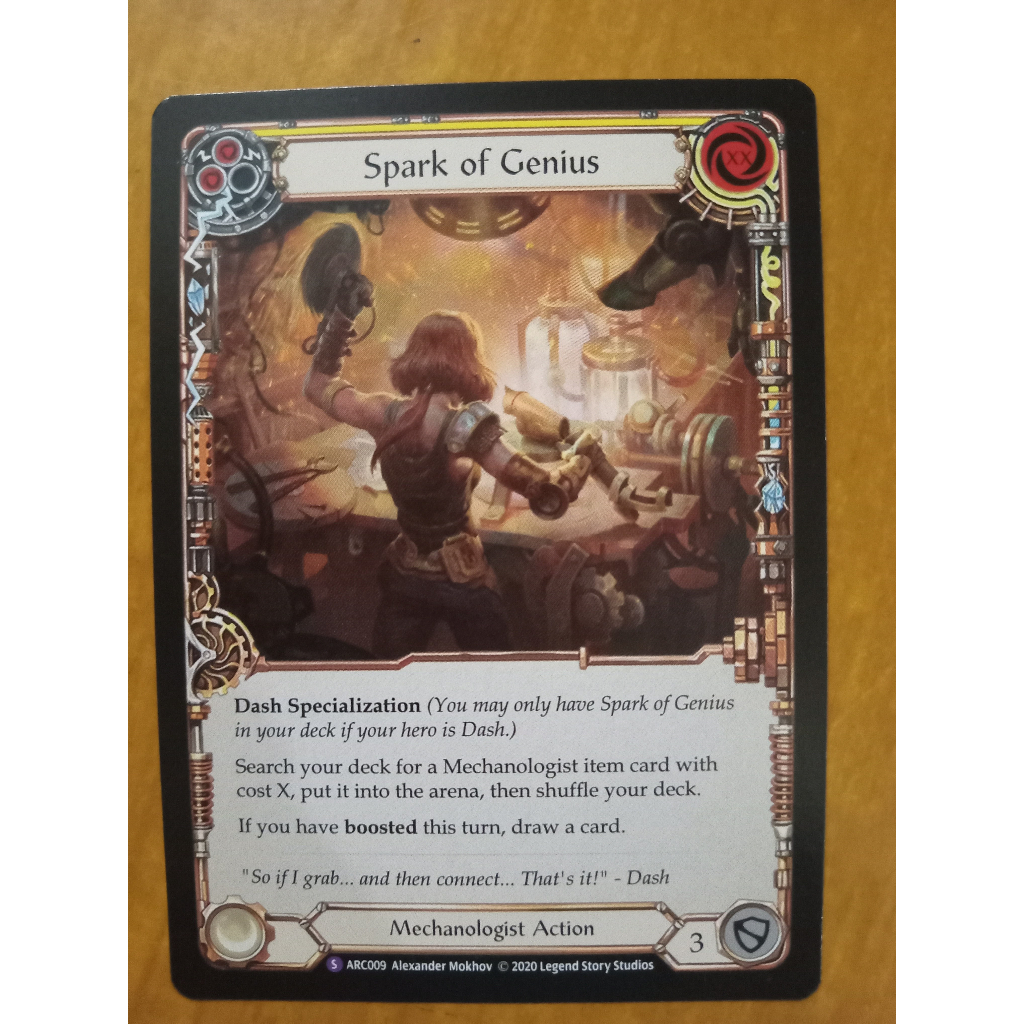 FAB Flesh and Blood TCG: Spark of Genius Arcane Rising Majestic ...