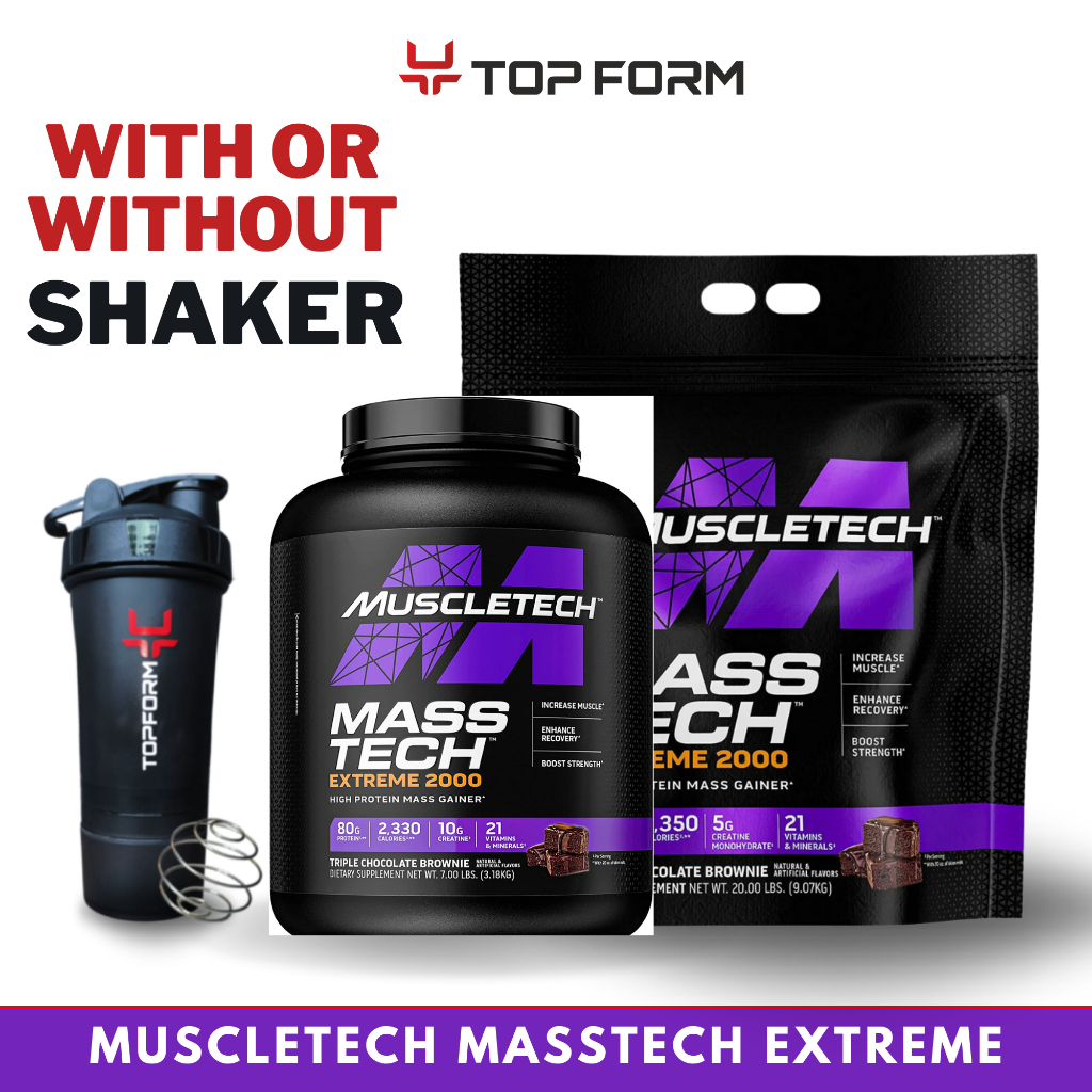 Muscletech Mass Tech Extreme 2000 6lbs Muscle Tech Masstech Gainer ...