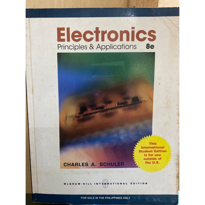 Electronics Principles & Application 8e by Charles A Schuler | Shopee Philippines