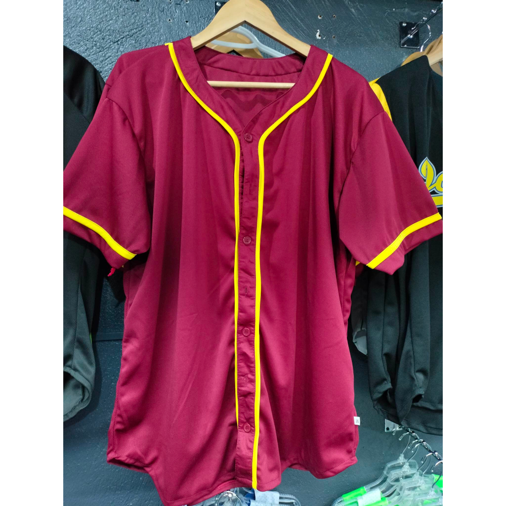 Plain Baseball Jersey with Premium Quality List code 245 | Shopee ...