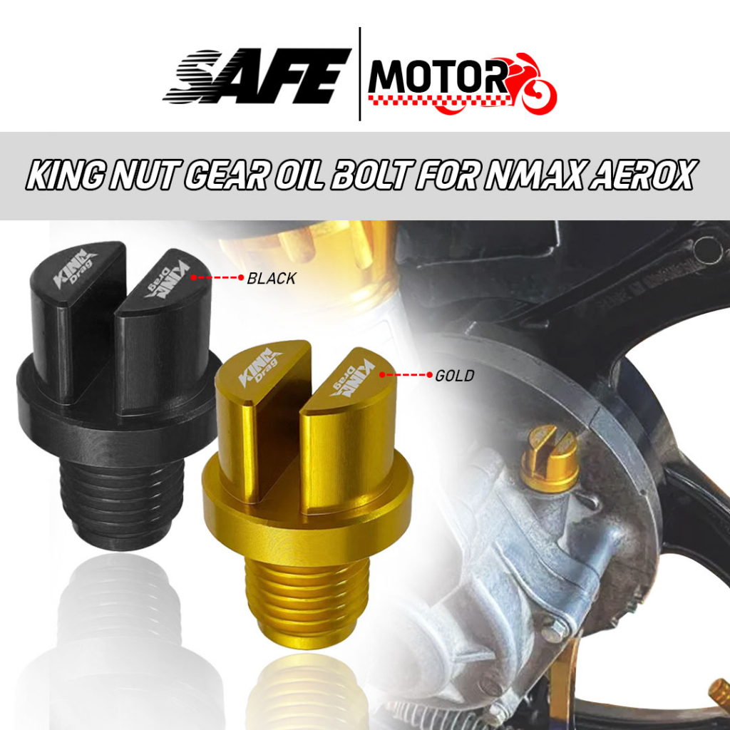 KING DRAG CNC GEAR OIL CAP FOR NMAX AEROX v1 & v2 AND MIO I 125 MIO SOUL I | Shopee Philippines