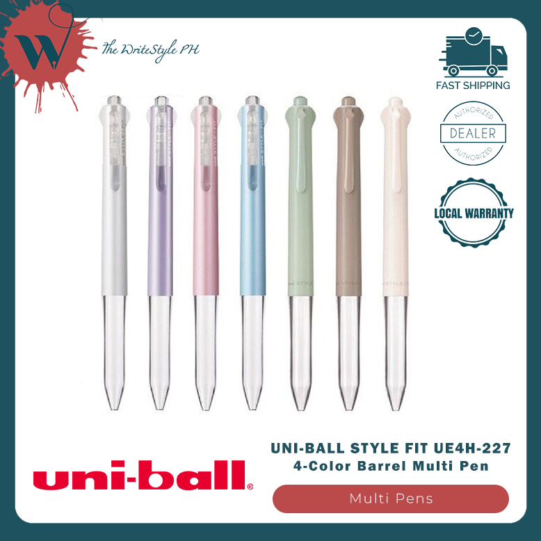 Uni-ball Style Fit (UE4H-227) 4-Color Barrel Multi Pens | Shopee ...