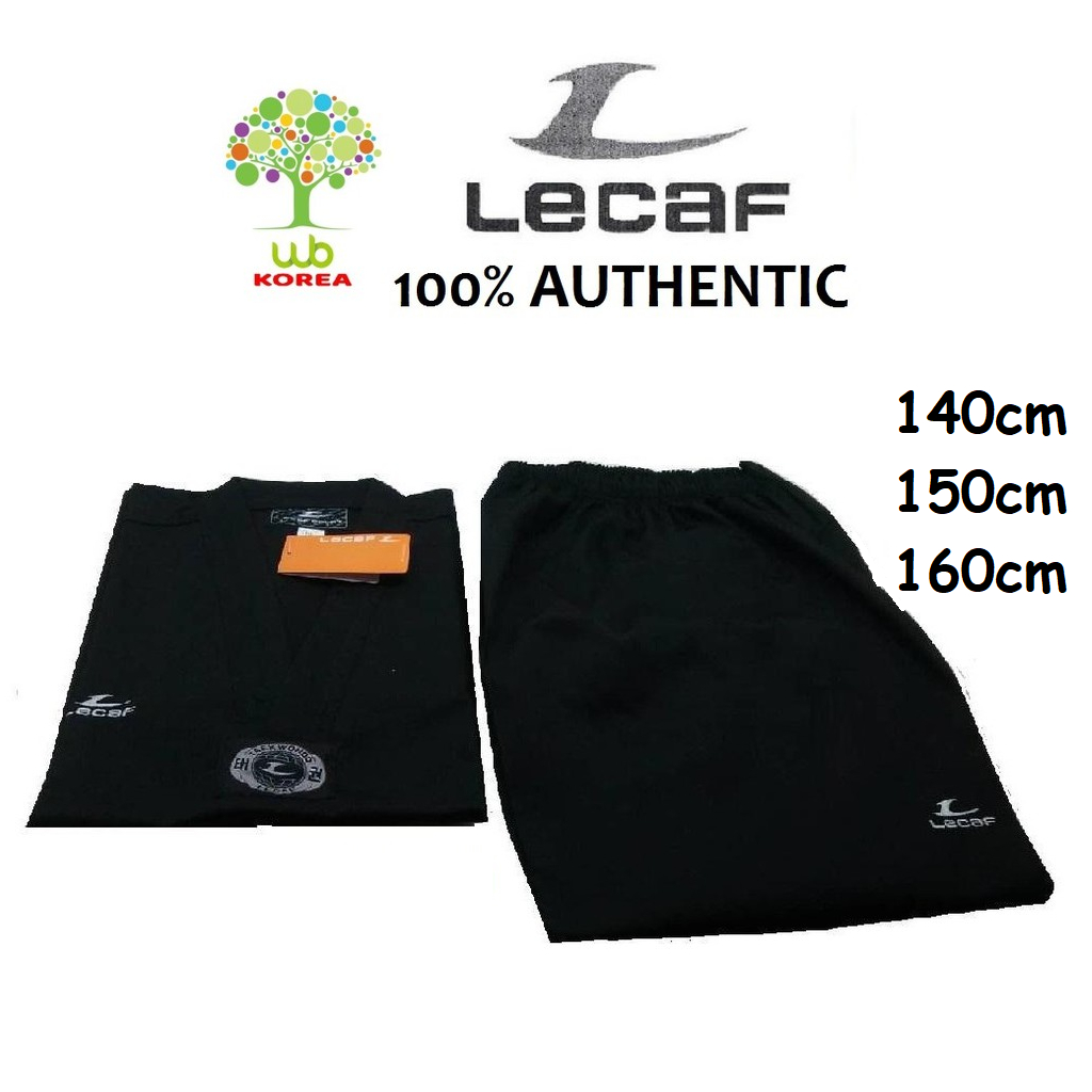 LECAF Sport Taekwondo Uniform (Black) | Shopee Philippines