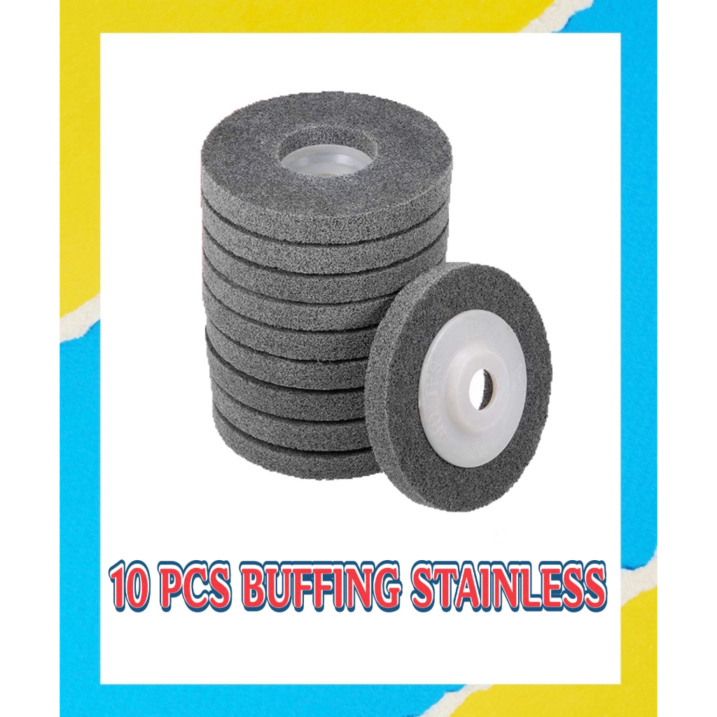 10PCS BUFFING DISC ( STAINLESS & MARBLE ) | Shopee Philippines