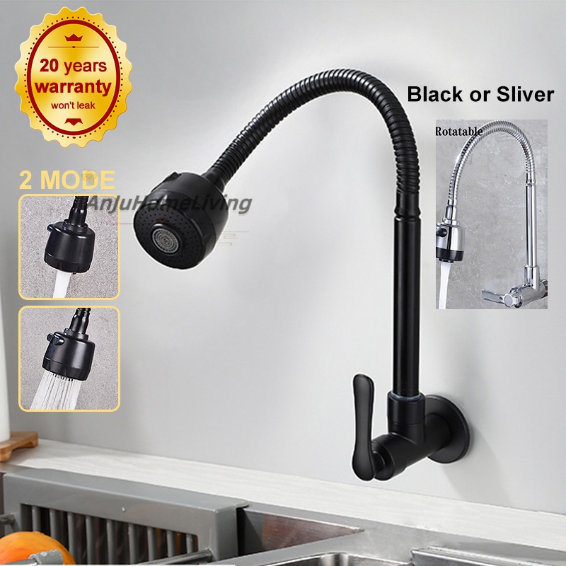304 stainless steel 2 Mode Kitchen Sink Faucet Water Tap Flexible ...