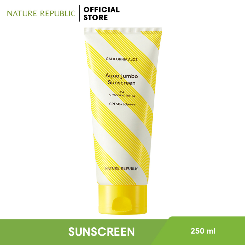 Nature Republic California Aloe Aqua Jumbo Sunscreen SPF50+ PA++++ 250 ...