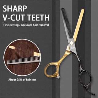 Kasho Japan 440C Salon Barber Scissors 6 inch HairCut Scissors Flat ...