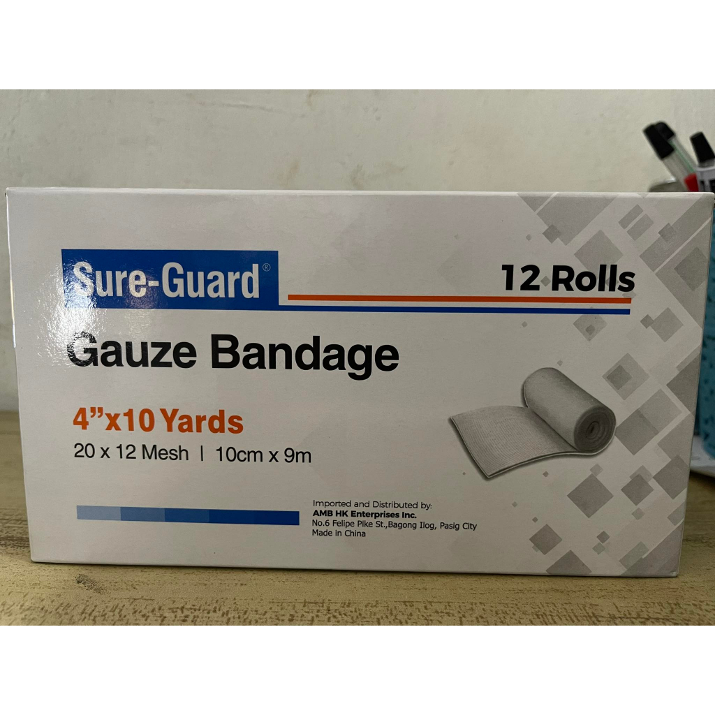 Sure Guard Gauze Bandage 12pcs/bx | Shopee Philippines