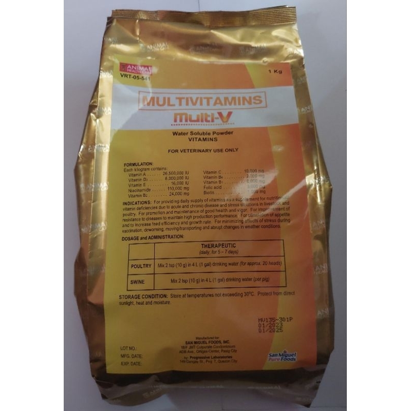 Multi-V (Multivitamins) 1kg EXPIRY 02/2027 | Shopee Philippines