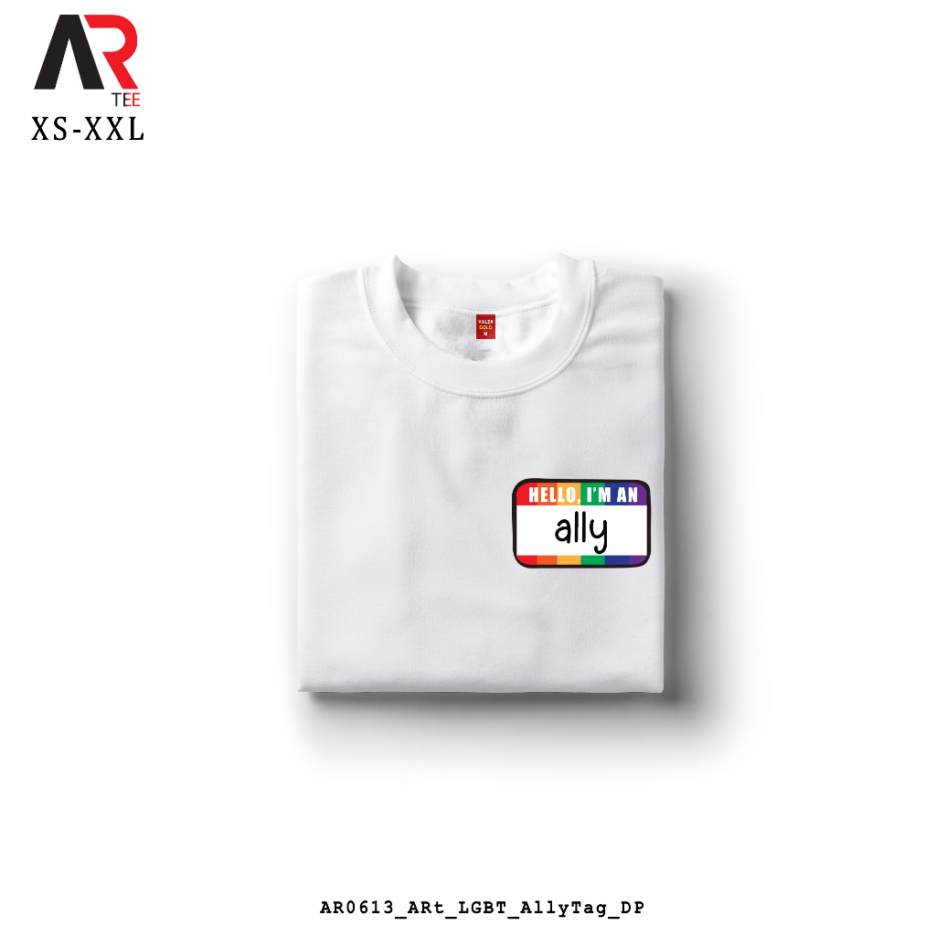AR Tees Pride Month LGBT I'm an Ally Customized Shirt Unisex T-shirt ...