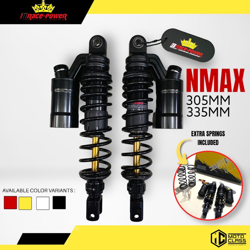 RACE POWER SHOCK WITH TANK NMAX 305MM | 335MM | Shopee Philippines
