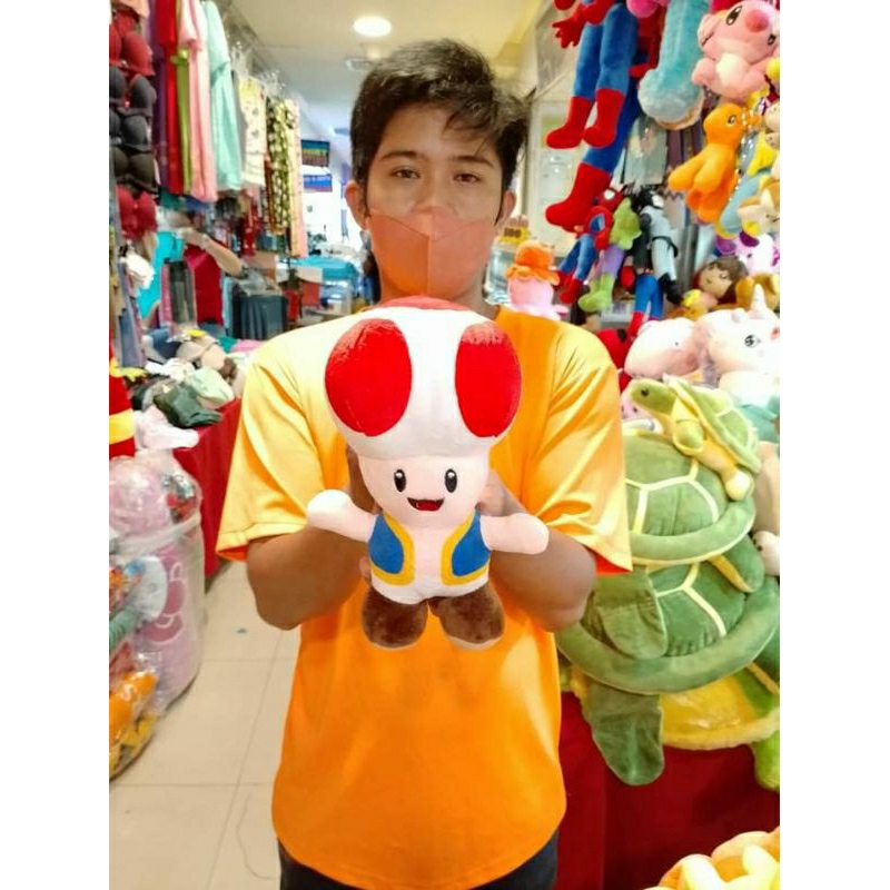 Super Mario Mushroom character (3 colors) | Shopee Philippines