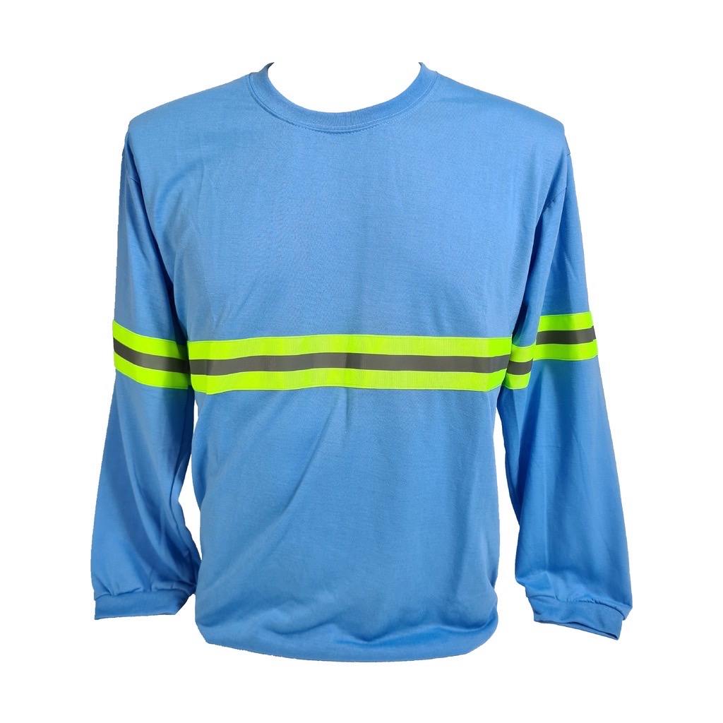 Men's Wear Longsleeve Shirt with Reflector Strips for Construction and ...