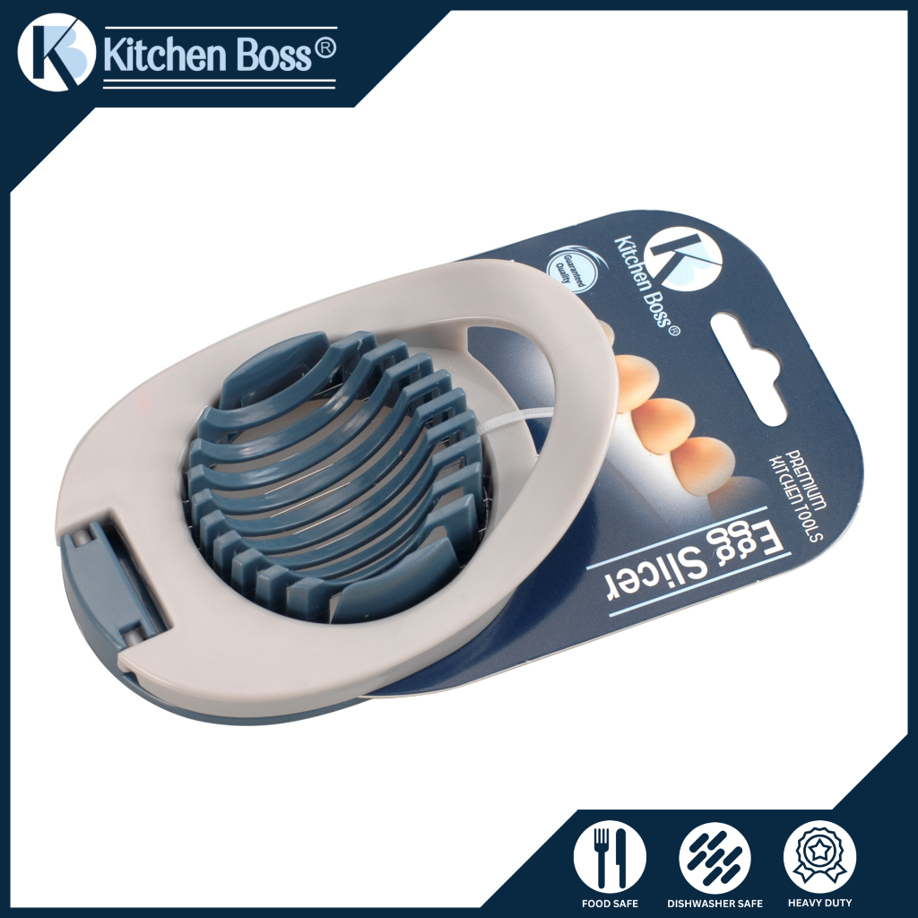 Kitchen Boss Heavy Duty Stainless Steel Egg Slicer Multipurpose Chopper ...