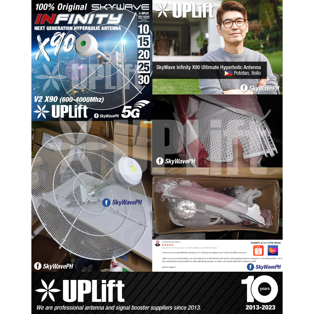 UPLift SkyWave Next-Generation Giant Hyperbolic Infinity X90 Largest ...