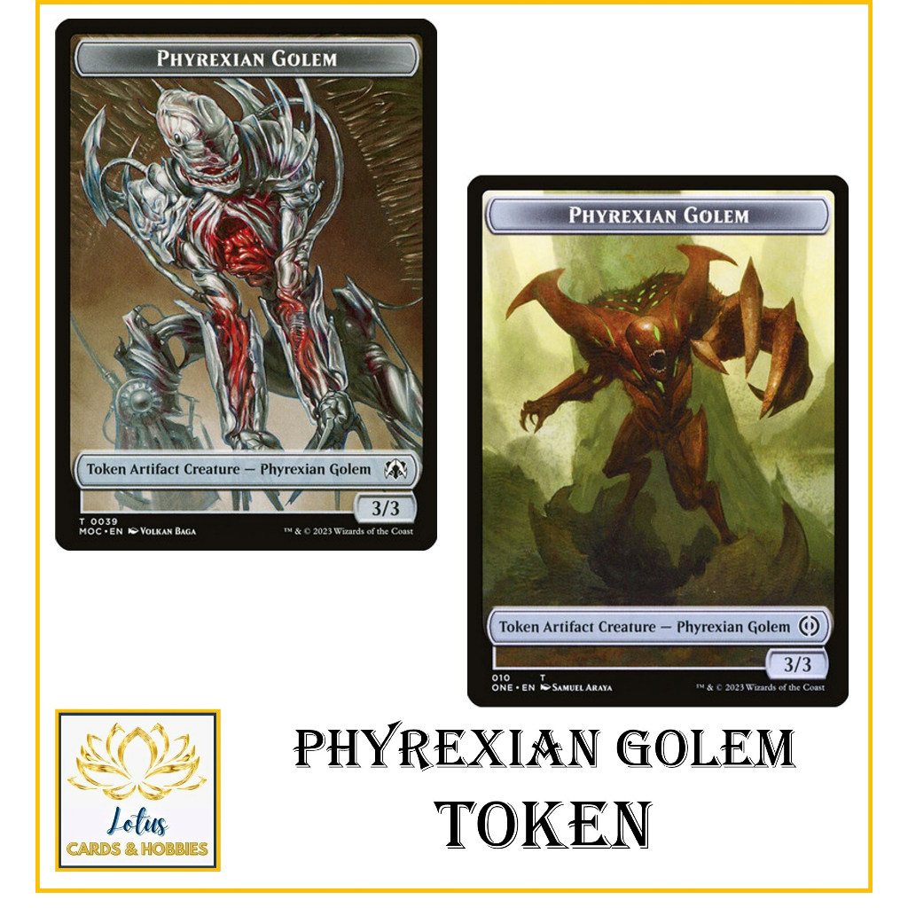 Magic the Gathering | Phyrexian Golem Token | Shopee Philippines