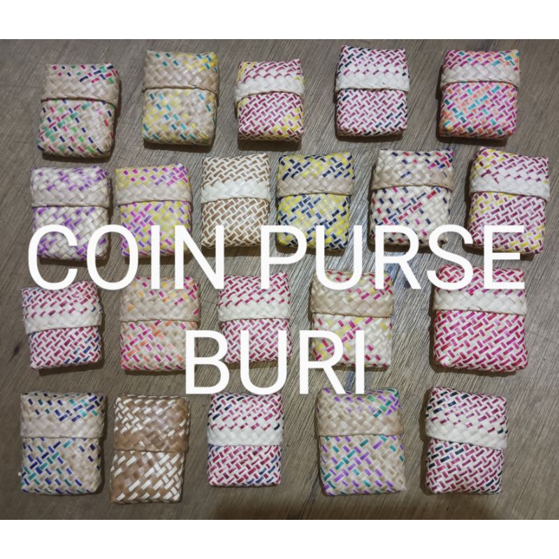 NATIVE BURI COIN PURSE / WALLET (SOLD PER PIECE) | Shopee Philippines