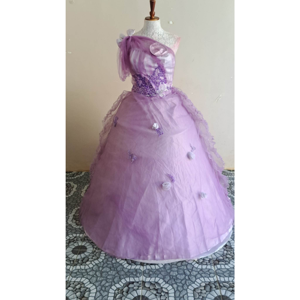 Lilac / Lavender Ballgown Debut 18th Birthday Photoshoot Prenuptial JS ...