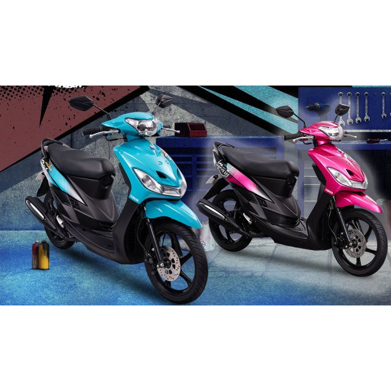YAMAHA MIO Sporty Graphics Kit Decals Replacement - by Decal Authority ...