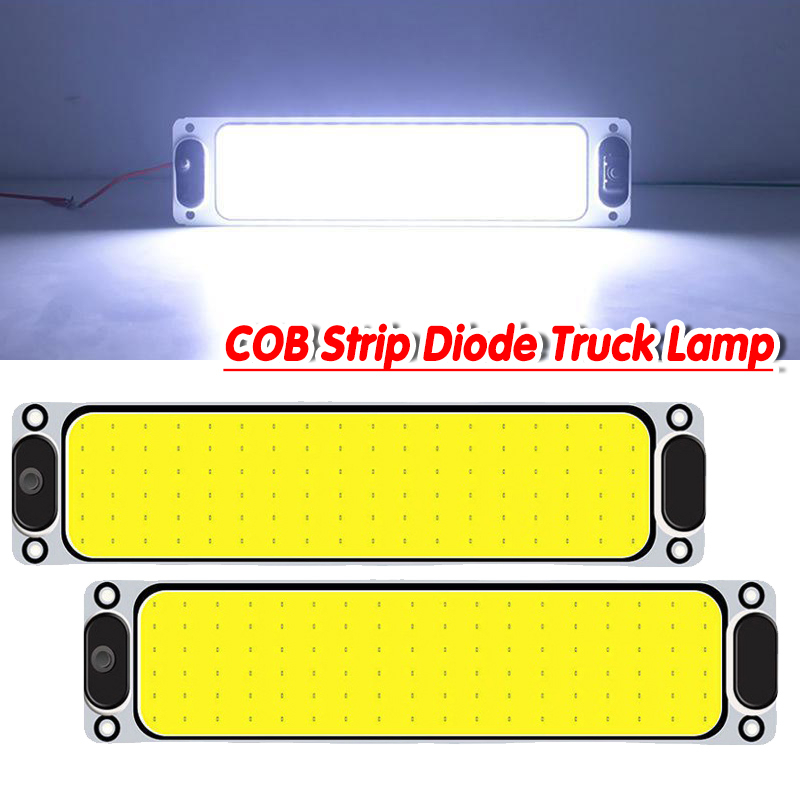 12V 24V Bulb LED COB Strip Diode Truck Lamp for Auto Interior Dome ...
