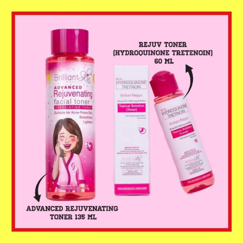 Brilliant Skin Rejuvenating Toner / Rejuv Toner (Hydroquinone ...