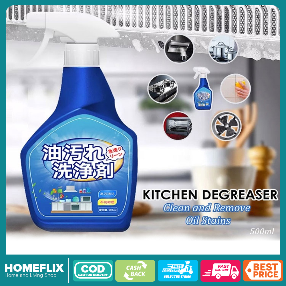 Homeflix stove cleaner grease stain remover for gas range kitchen ...