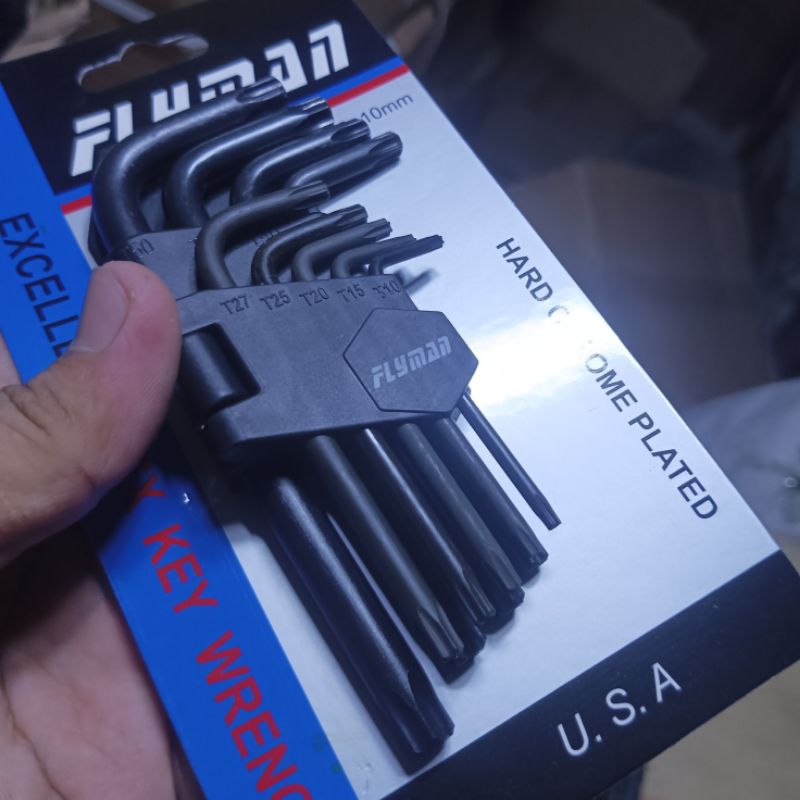 flyman Allen wrench set flower type original flyman brand usa made ...