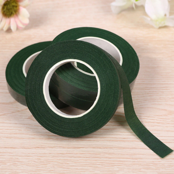 30yards/1 Roll Floral Tape Florist Elastic Tape Self Adhesive Green ...