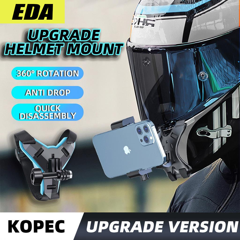 2 in 1 Gopro Helmet Holder Motorcycle Chin Mount Holder with Mobile ...