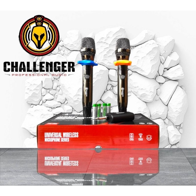 Challenger TY-100 Dual Universal Wireless Mic | Shopee Philippines