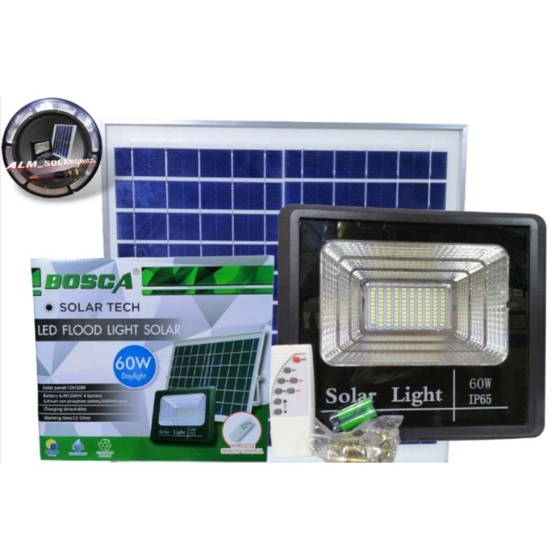Bosca SO1 60w Aluminum body Solar Outdoor Led Flood Light water proof ...