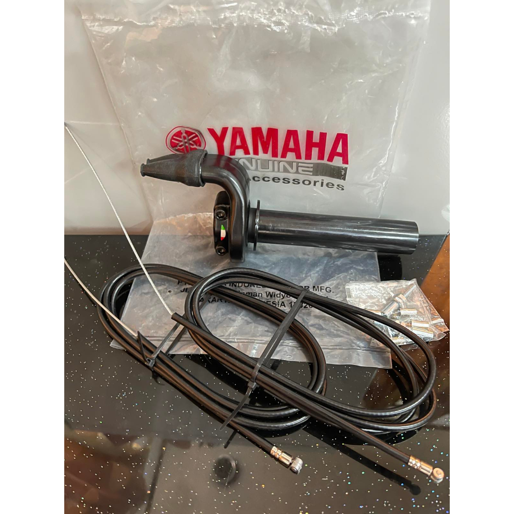 Yamaha FI Quick Throttle Plastic with 110cm cable (F.I dual cable ...