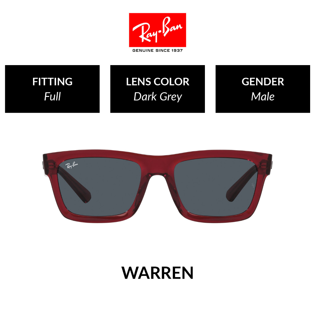 Ray-Ban Warren - RB4396F 667987 - Sunglasses | Shopee Philippines
