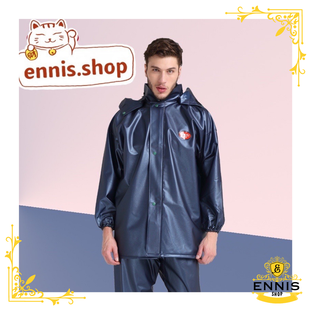 Titanium Raincoat Rubberized Makapal Kapote Popular Waterproof Raincoat ...