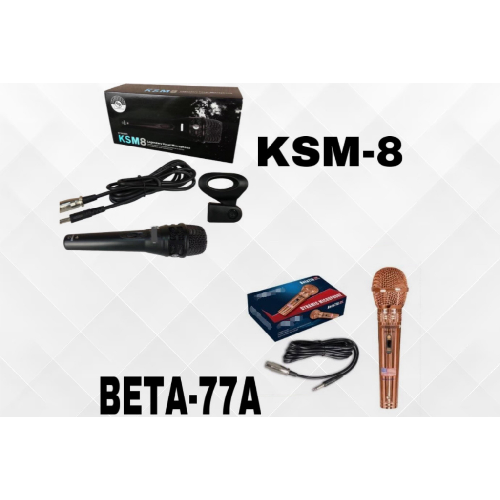 Microphone Karaoke BETA 77A Dynamic Heavy Duty Wired Professional karaoke | Shopee Philippines