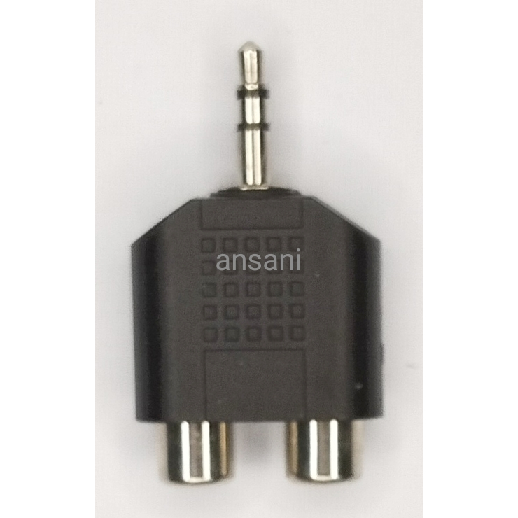 BABY (3.5mm) STEREO PLUG TO 2 RCA JACK (female) ADAPTOR (A304) | Shopee ...